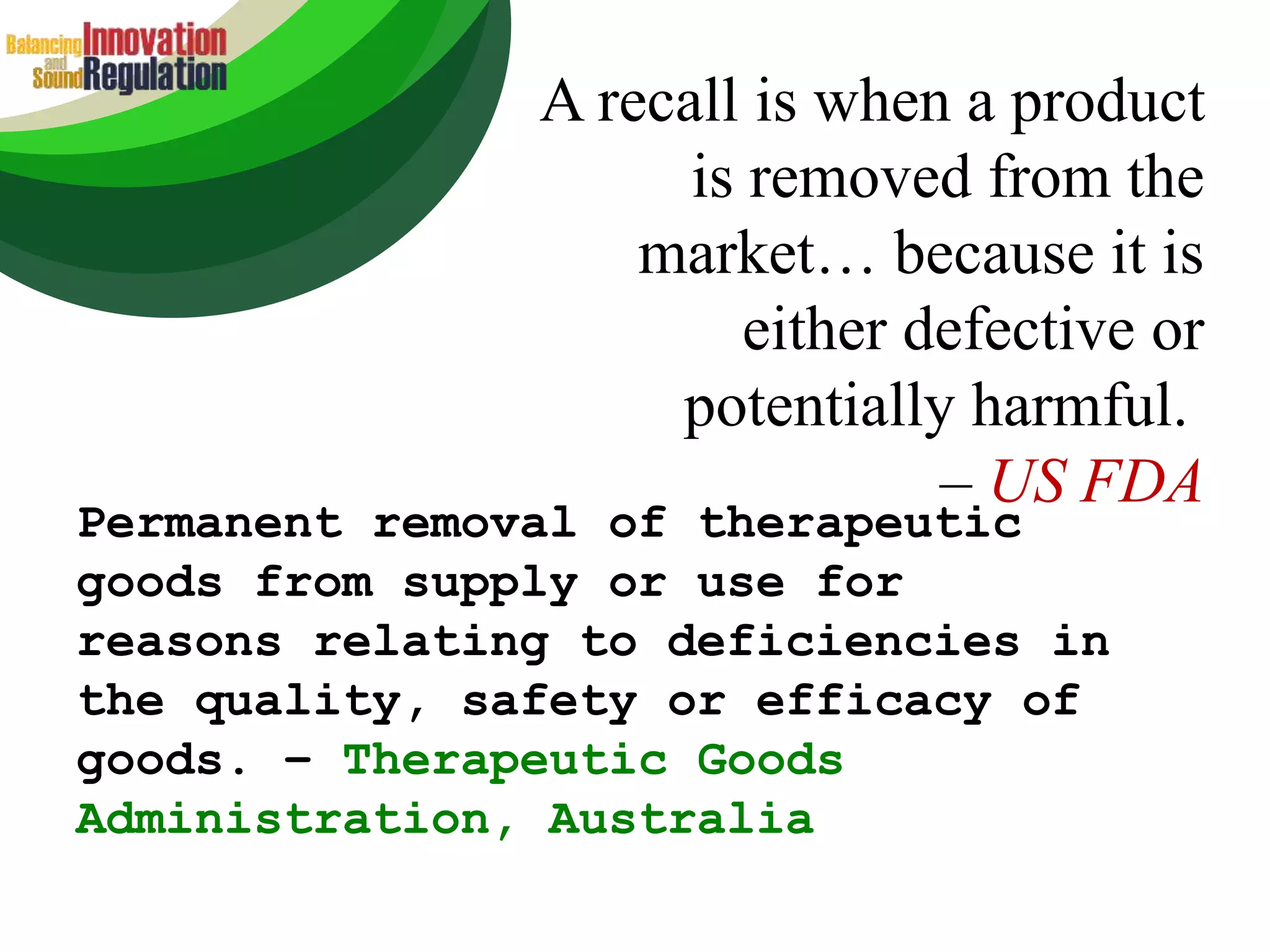 Product recall overview | PPTX