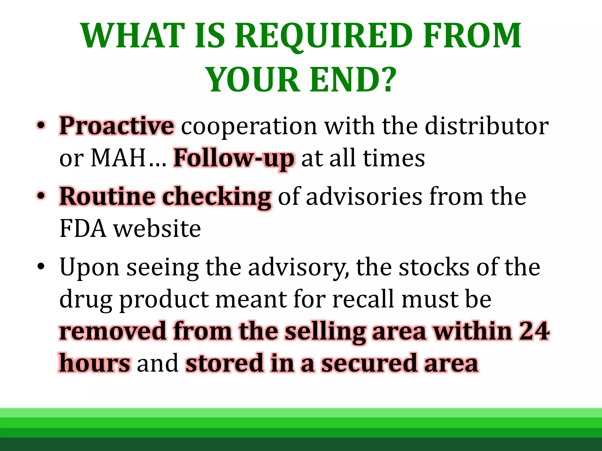 Product recall overview | PPTX