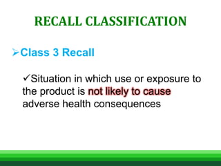 Product recall overview | PPTX
