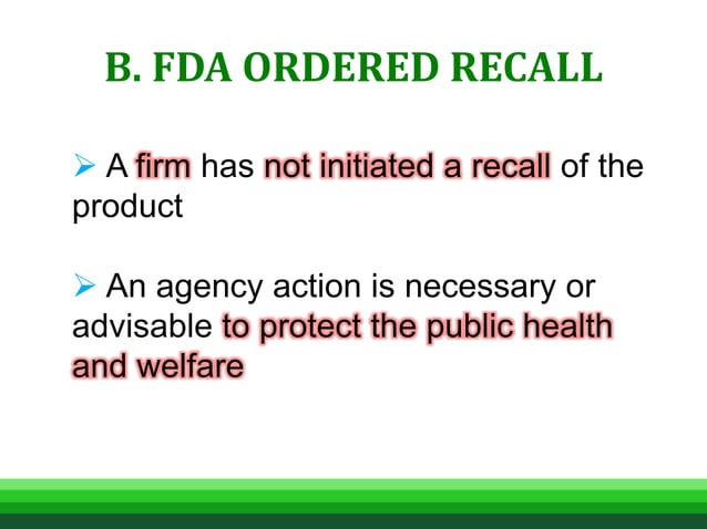Product recall overview | PPTX