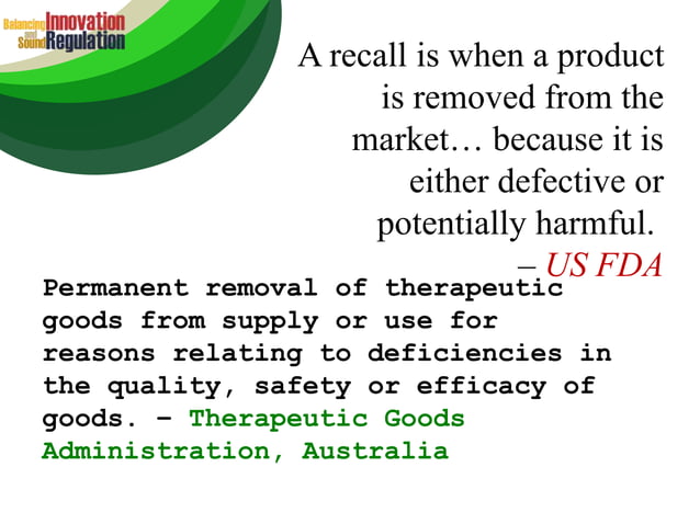Product recall overview | PPTX