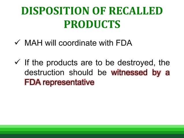Product recall overview | PPTX