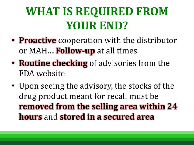 Product recall overview | PPTX