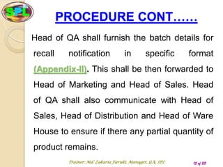 Product Recall.pdf | Recalls | Consumer Issues
