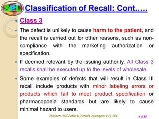 Product Recall.pdf | Recalls | Consumer Issues