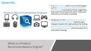 Product recommendation engines for ecommerce | PPT