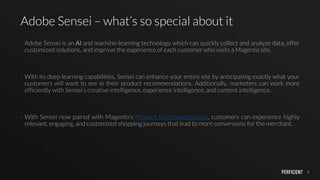 Magento Product Recommendations powered by Adobe Sensei (AI) | PPTX