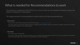 Magento Product Recommendations powered by Adobe Sensei (AI) | PPTX