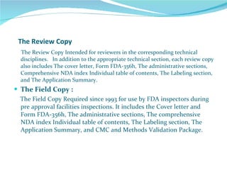 Product registration and drug approval process in us | PPT