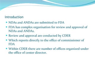Product registration and drug approval process in us | PPT