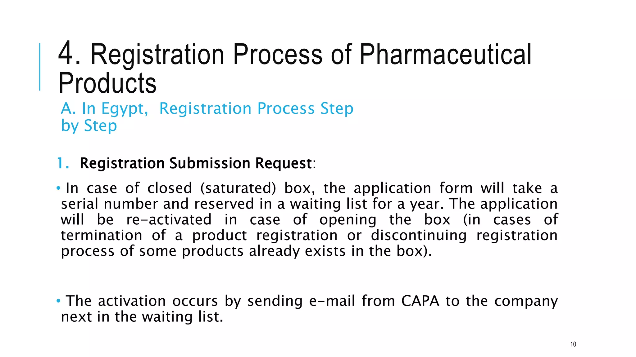 Generic Products Registration: Egypt vs Saudi Arabia | PPTX
