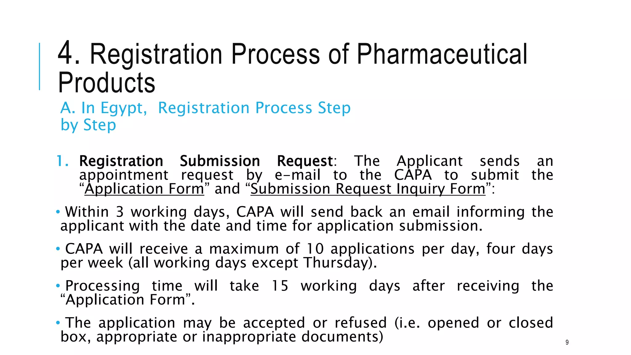 Generic Products Registration: Egypt vs Saudi Arabia | PPTX