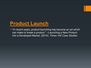 Product relaunch and rebranding power point | PPTX