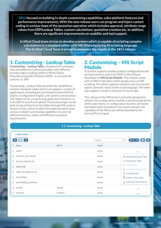 In Mind Cloud - Product Release - 1811 | PDF