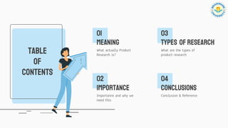 PRODUCT RESEARCH AND TYPES | PPTX