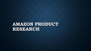 Product research sample | PDF