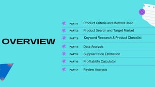 Product Research Sample Work | PPTX