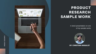 Product Research Sample Work | PDF