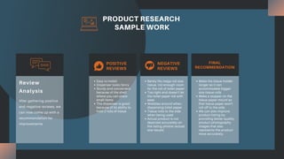 Product Research Sample Work | PDF