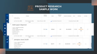 Product Research Sample Work | PDF