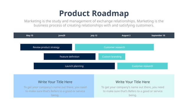 Product Roadmap guideline for mba students | PPTX | Advertising ...