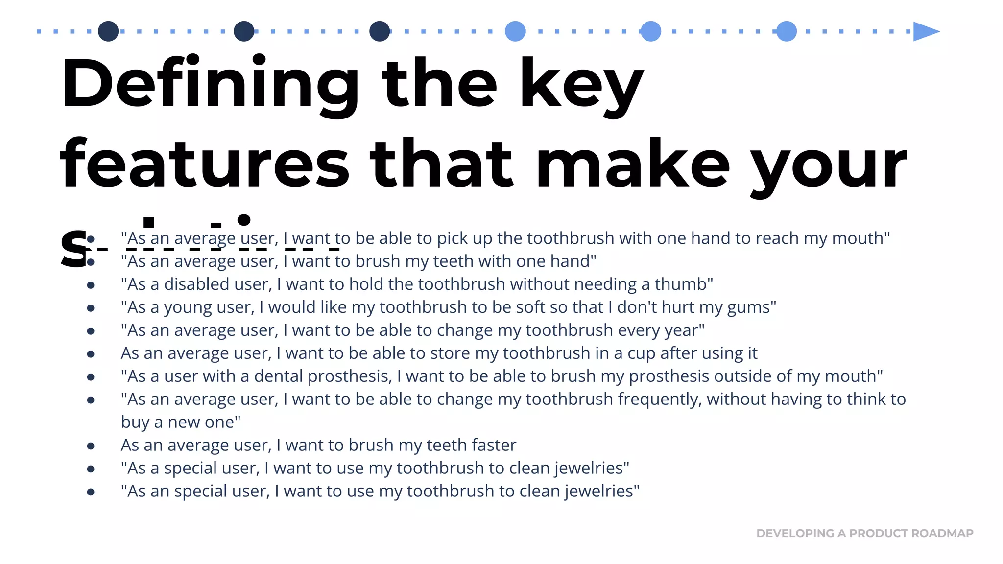 Developing A Product Roadmap Workshop Ppt