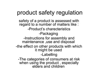 Product safety | PPT