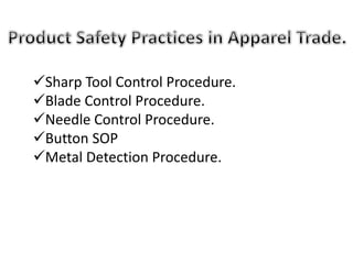 Product safety | PPTX