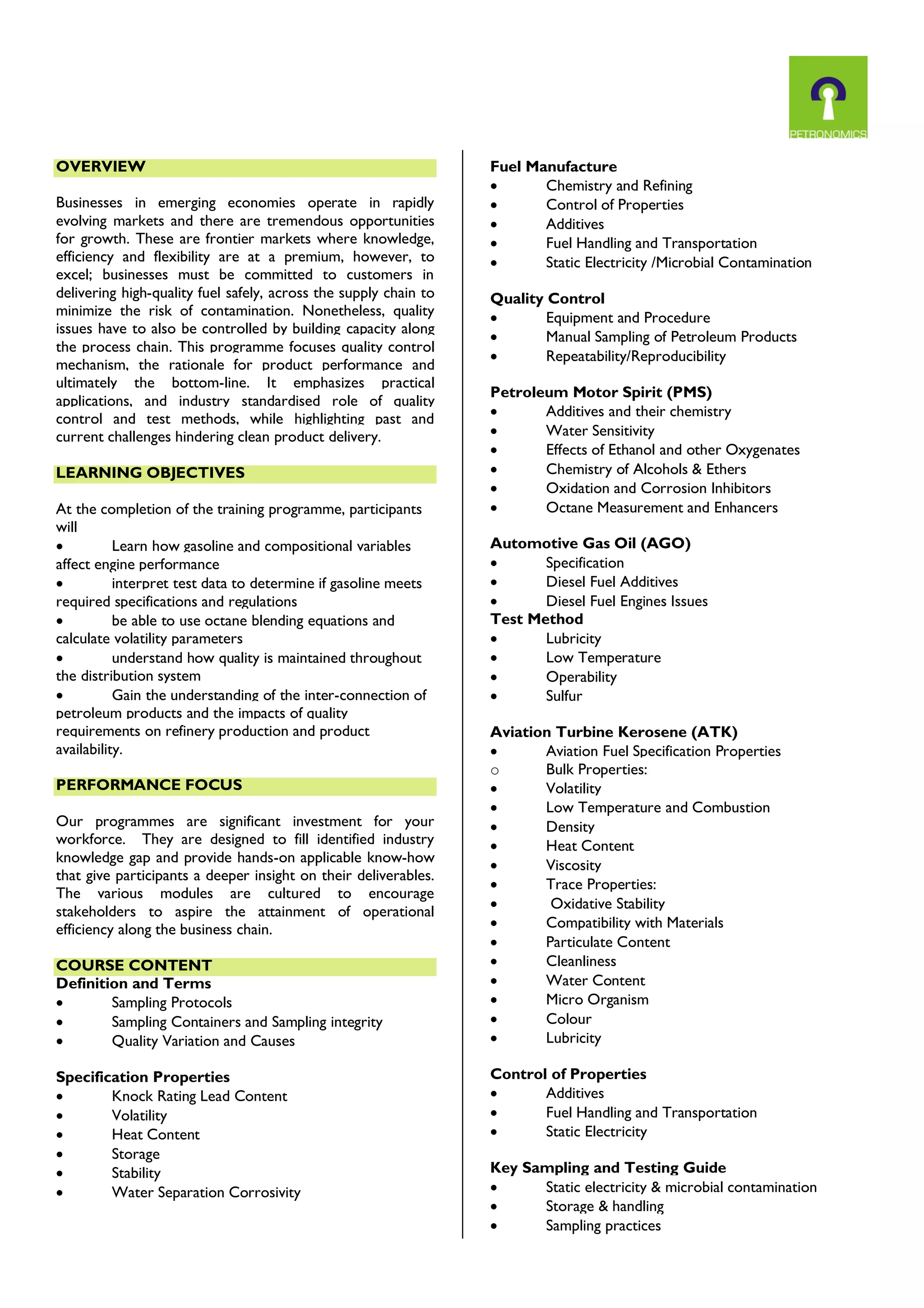 Product Sampling, Testing and Evaluation, Lagos | PDF