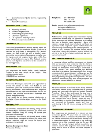 Product Sampling, Testing and Evaluation, Lagos | PDF