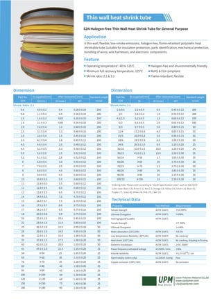 Products Catalogue-01-Electronics thin wall heat shrink tubing wire and ...