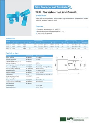 Products Catalogue-03-Heat Shrinkable Insulated Wire connector and ...