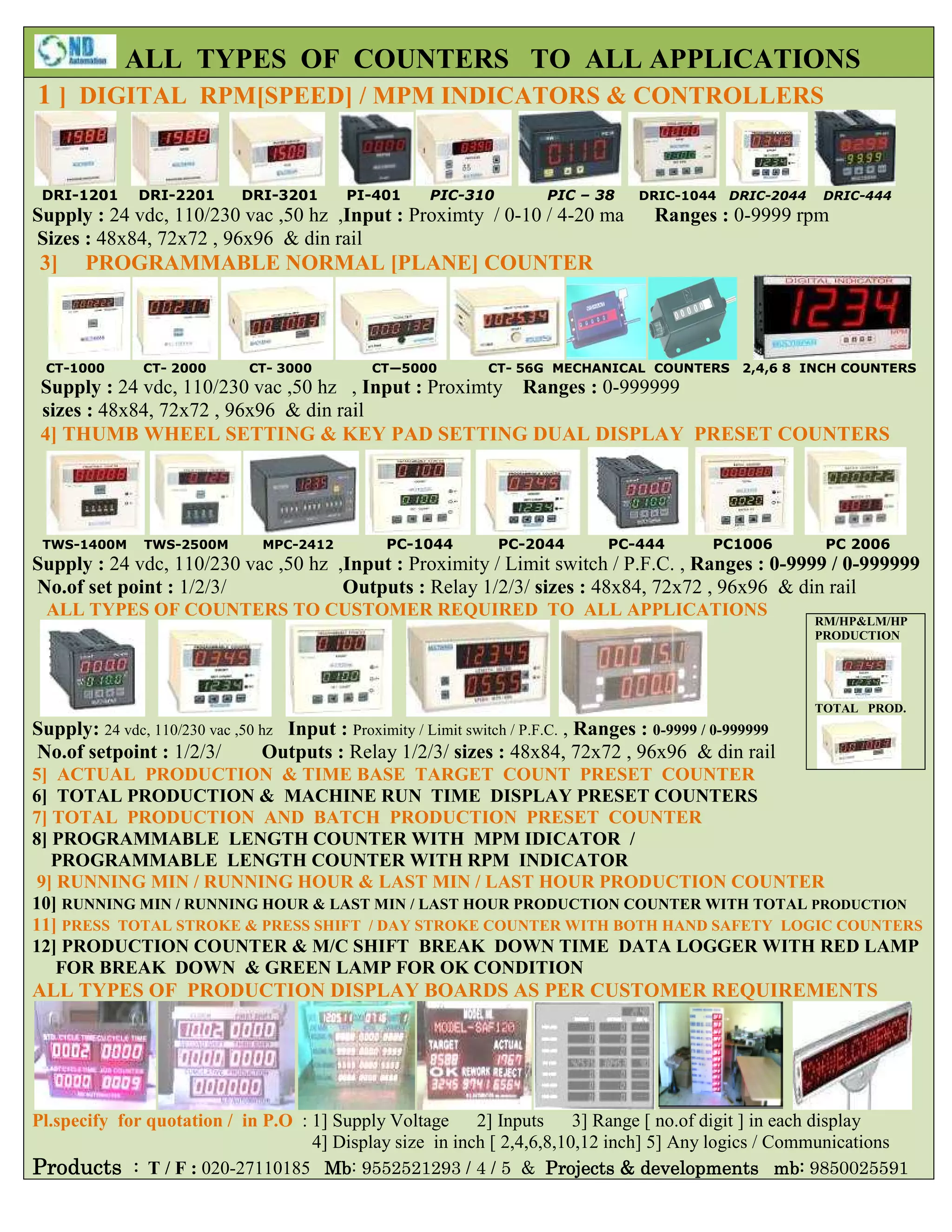 Products catalouges | PDF