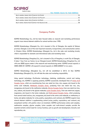 Performance organic trace mineral element additive Products category | PDF