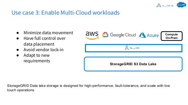 Geo Distributed Analytics With Netapp Storagegrid And Alluxio Pdf Cloud Computing Internet