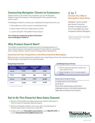 Product Search One Sheet | PDF