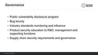 Product security program slideshare | PPTX