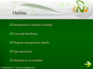 Product Seeding | PPT