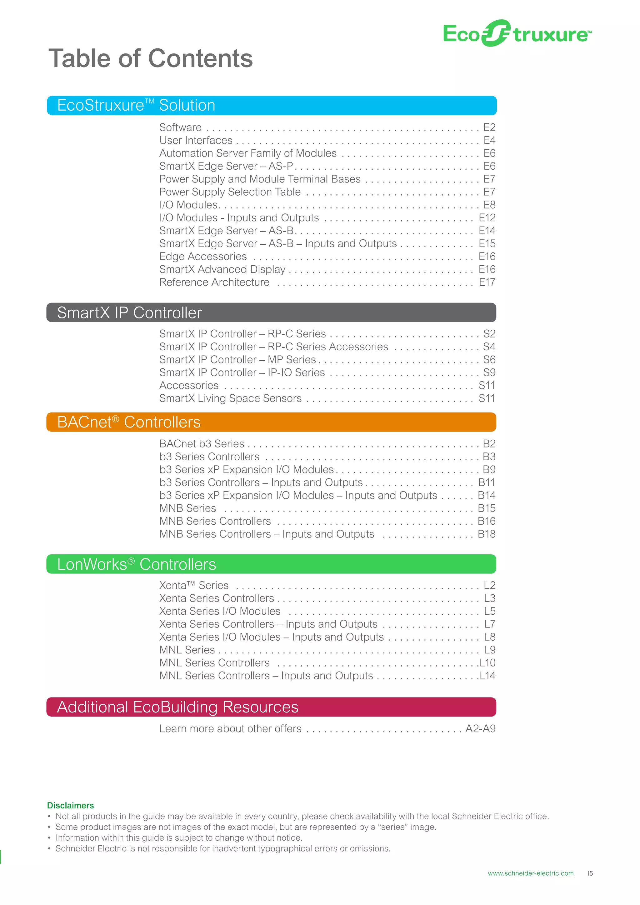 Product selection guide - Ecostruxure building Solution | PDF