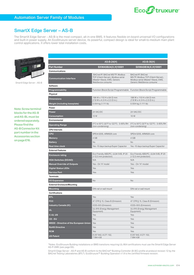 Product selection guide - Ecostruxure building Solution | PDF
