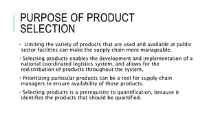 Product selection, procurement and distribution | PPTX