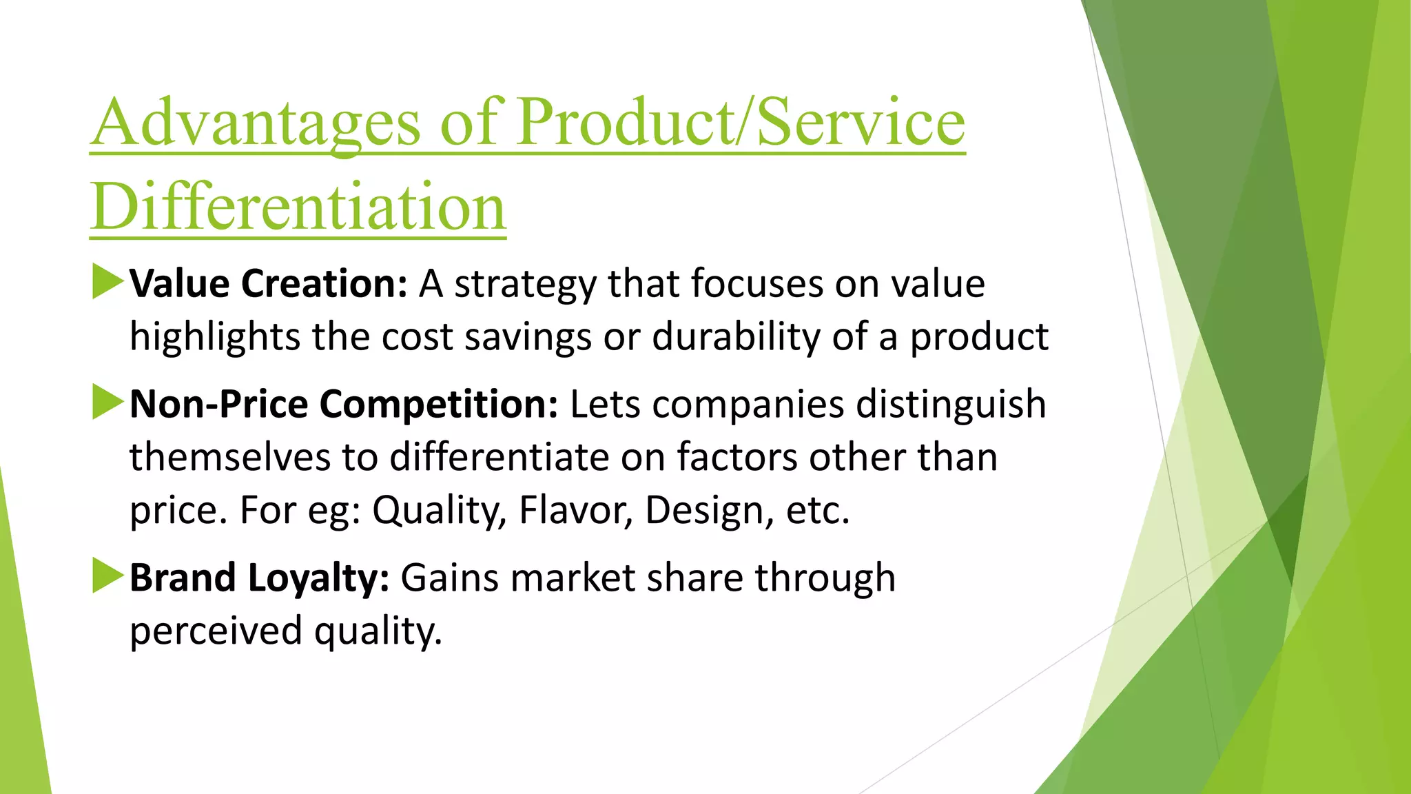 Product & service differentiation | PPTX