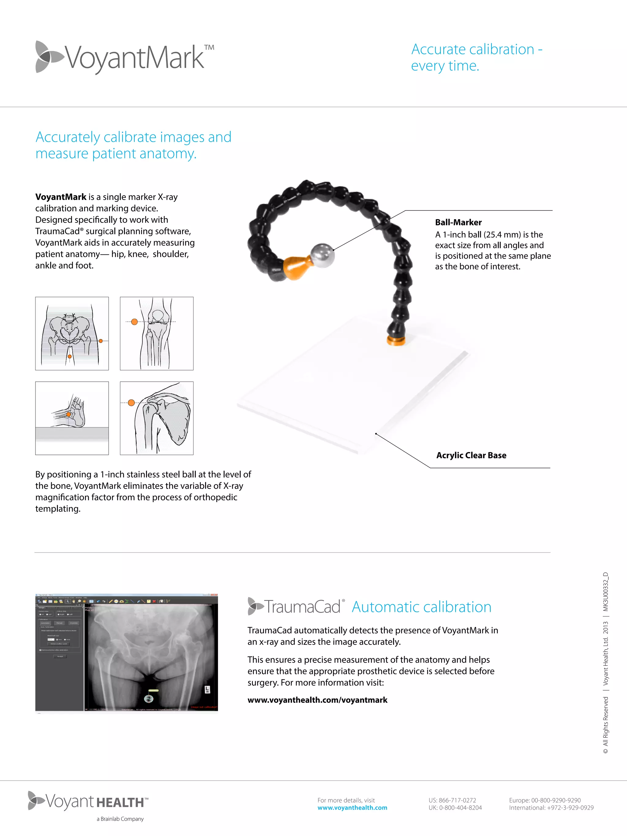 VoyantMark Accurate Calibration Flyer | PDF