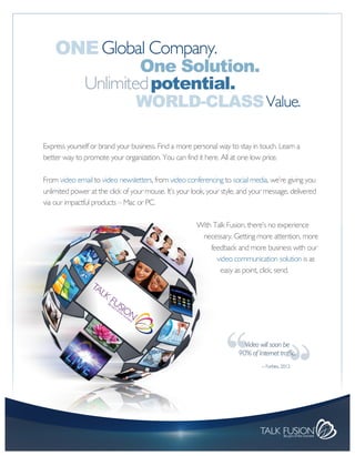 Talk Fusion Product showcase english | PDF