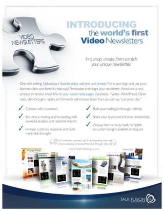Talk Fusion Product showcase english | PDF