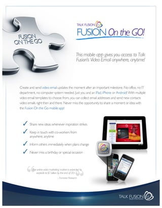 Talk Fusion Product showcase english | PDF