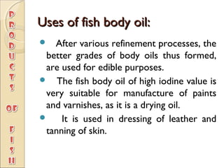Products of fish | PPT
