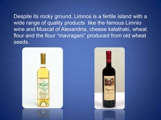 Products of Limnos map | PPTX | Food & Drink