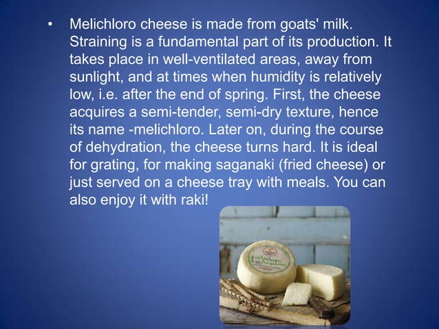 Products of Limnos map | PPTX | Food & Drink