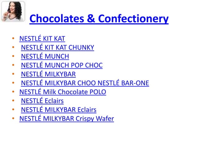 Products of nestle | PPT